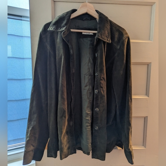 Valerie Stevens | Jackets & Coats | Valerie Stevens Olive Suede Jacket ...